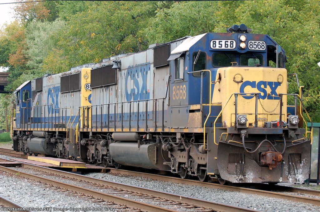 Y361-22 with CSXT 8535(SD50-2) ex SBD 8535(SD50) & CSXT 8568(SD50) ex C&O 8568(SD50)